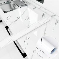 China Glossy Marble Gold PVC Self-Adhesive Film for Furniture and Interior Decoration for Living Room for sale
