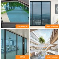 China No Glue Electrostatic Adhesive Solar Reflective Decorative Tinted Film Window Glass Privacy Protection with Heat Insulation for sale