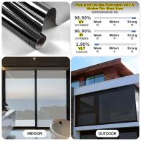 China No Glue Electrostatic Adhesive Solar Reflective Decorative Tinted Film Window Glass Privacy Protection with Heat Insulation for sale