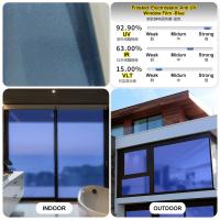 China Static Building One-Way Mirror Window Tint UV Sun Blocking and Waterproof Decorative Solar Film for Home Office Window for sale