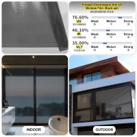 China Static Building One-Way Mirror Window Tint UV Sun Blocking and Waterproof Decorative Solar Film for Home Office Window for sale
