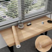 China Moisture-Proof Wood Grain Wallpaper Self-Adhesive PVC Roll for sale