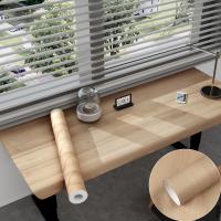 China Moisture-Proof Wood Grain Wallpaper Self-Adhesive PVC Roll for sale