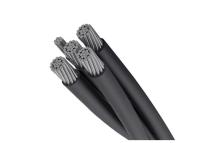 China Black Aluminium Conductor AWG 600V Aerial Bundled Cable for sale