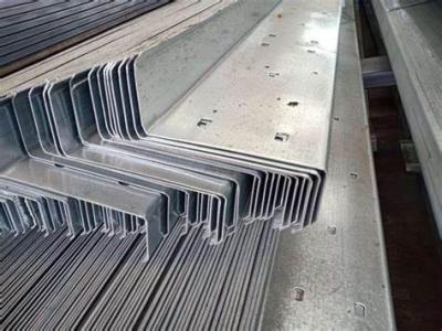 China High Strength Secondary Steel Frame Q235B Q355B Steel Z Purlins For Steel Structures for sale