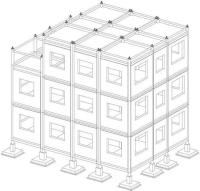 China Fixed Modular Steel Structure Office Building Metal Frame Commercial Buildings Wind Resistant for sale