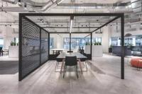 China Modular Design Steel Framed Office Buildings Earthquake Resistance Open Plan for sale