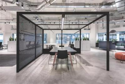China Modular Design Steel Framed Office Buildings Earthquake Resistance Open Plan for sale