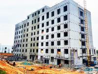 China Multi Storey Modular Steel Structure Office Building Eco Friendly Customized Size for sale