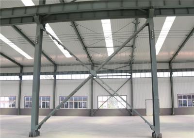 China High Stiffness X Bracing Frame Symmetric Structural System Seismic Resilience for sale