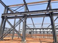 China High Stiffness X Bracing Frame Symmetric Structural System Seismic Resilience for sale