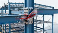 China Q355B Steel Semi Rigid Beam Column Connection Joint For Frame Brace Structural Systems for sale