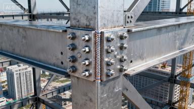 China High Strength Box Column Splicing Joints CE ISO 9001 For High Rise Steel Structures for sale