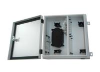 China LC FC CATV FTTH Wall Mount Fiber Enclosure IP65 24FO Outdoor Fiber Enclosure for sale