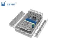 China 24 Port FTTH Fiber Optic Terminal Box With PLC Splitter For Outdoor Pole Mounted for sale