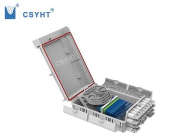 China 24 Port FTTH Fiber Optic Terminal Box With PLC Splitter For Outdoor Pole Mounted for sale