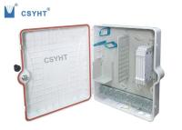 China Waterproof FTTH Fiber Optic Terminal Box Support Cable Entry Without Cutting for sale