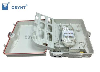 China ABS Plastic FTTH Fiber Optic Terminal Box , 48 Port FTTH Distribution Terminal Box for sale