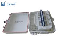 China ABS Plastic FTTH Fiber Optic Terminal Box , 48 Port FTTH Distribution Terminal Box for sale