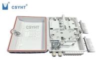 China 16FO FTTH Fiber Optic Terminal Box , Plastic Outdoor Fiber Optic Termination Box for sale