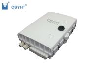 China 16FO FTTH Fiber Optic Terminal Box , Plastic Outdoor Fiber Optic Termination Box for sale
