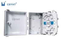 China Outdoor FTTH Fiber Optic Terminal Box , Fiber Optic Wall Mount Enclosures With 10 Cable Port for sale