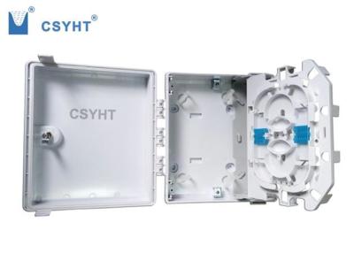 China Outdoor FTTH Fiber Optic Terminal Box , Fiber Optic Wall Mount Enclosures With 10 Cable Port for sale