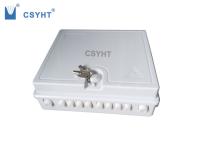 China Outdoor FTTH Fiber Optic Terminal Box , Fiber Optic Wall Mount Enclosures With 10 Cable Port for sale