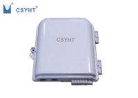 China White Fiber Optic Termination Box 12 Port 206.8x230.8x66.5mm For FTTX Project for sale