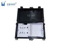 China IP65 PP Plastic FTTP Box Loaded 8 Way PLC Splitter And SC Fiber Optic Adapter for sale