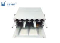 China 19inch MPO fiber optic chassis for 576 fibers distribution in fiber optic cabinet for sale