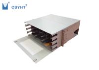 China 19inch MPO fiber optic chassis for 576 fibers distribution in fiber optic cabinet for sale