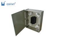 China Indoor wall mounted fiber optic distribution box 96FO made by cold roll steel for sale