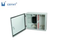 China 48 Port FTTH Fiber Optic Terminal Box , Outdoor Wall Mount Termination Box for sale