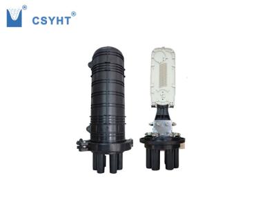 China Dome Type 144FO Fiber Optic Closure Light Weight With 6pcs 24FO Splice Tray for sale