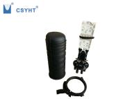 China 144FO fiber optic splice closure with 1 oval and 4 round cable port for sale
