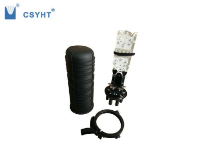 China 144FO fiber optic splice closure with 1 oval and 4 round cable port for sale