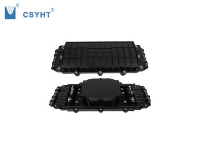 China Waterproof Horizontal Fiber Optic Closure , 144FO Fiber Optic Cable Junction Box for sale