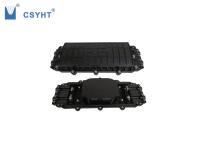 China 144 Fibers Outdoor Fiber Optic Enclosures Inline Type 2 In 2 Out Aerial - Hanged for sale