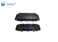 China Horizontal Type Fiber Optic Closure Outdoor Aerial Hanged For 12 - 144 Fiber Splicing for sale