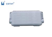 China Mini Size Fiber Optic Joint Enclosure 12 Fibers 1 In 1 Out For Cable Protection for sale