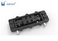 China Inline Type 96FO Fiber Optic Closure 4 Cable Port 2 In 2 Out Made By PP Plastic for sale