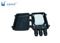 China Mini Outdoor Fiber Enclosure 2 / 3 Port With Fixing Cable Strengthen Core Parts for sale