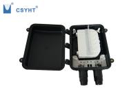 China Mini Outdoor Fiber Enclosure 2 / 3 Port With Fixing Cable Strengthen Core Parts for sale