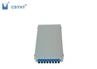 China Metal 8 Port Wall Mounted Distribution Box With Plastic Splice Tray Inside for sale