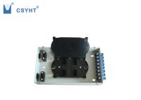 China Metal 8 Port Wall Mounted Distribution Box With Plastic Splice Tray Inside for sale