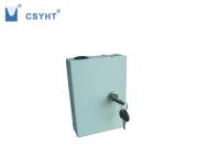 China Small Size Metal FTTH Box Load 4pcs SC Simplex Adapter Easy Installation for sale