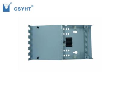 China Indoor Metal 6 Port Terminal Box Fiber Optic FTTH With SC Adapter Port for sale