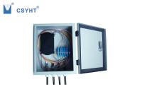 China Easy Access FTTH Fiber Optic Terminal Box , 12 Fibers Optical Network Terminal Box for sale