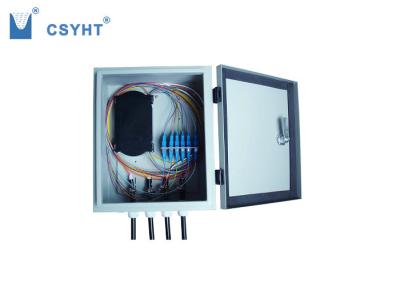 China Easy Access FTTH Fiber Optic Terminal Box , 12 Fibers Optical Network Terminal Box for sale